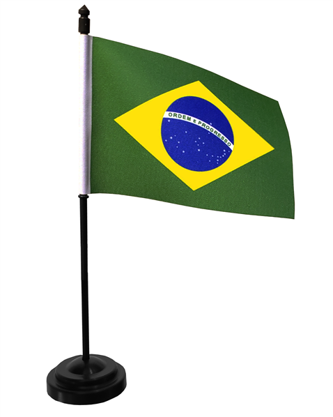Bandeira de Mesa Personalizada - 25cm | DiPort Brindes